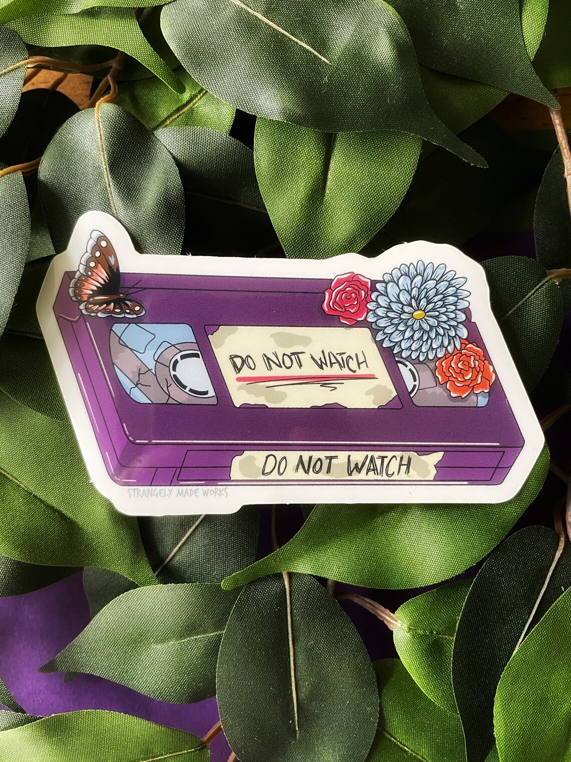Do Not Watch Sticker Vinyl Sticker VHS Sticker Retro - Etsy