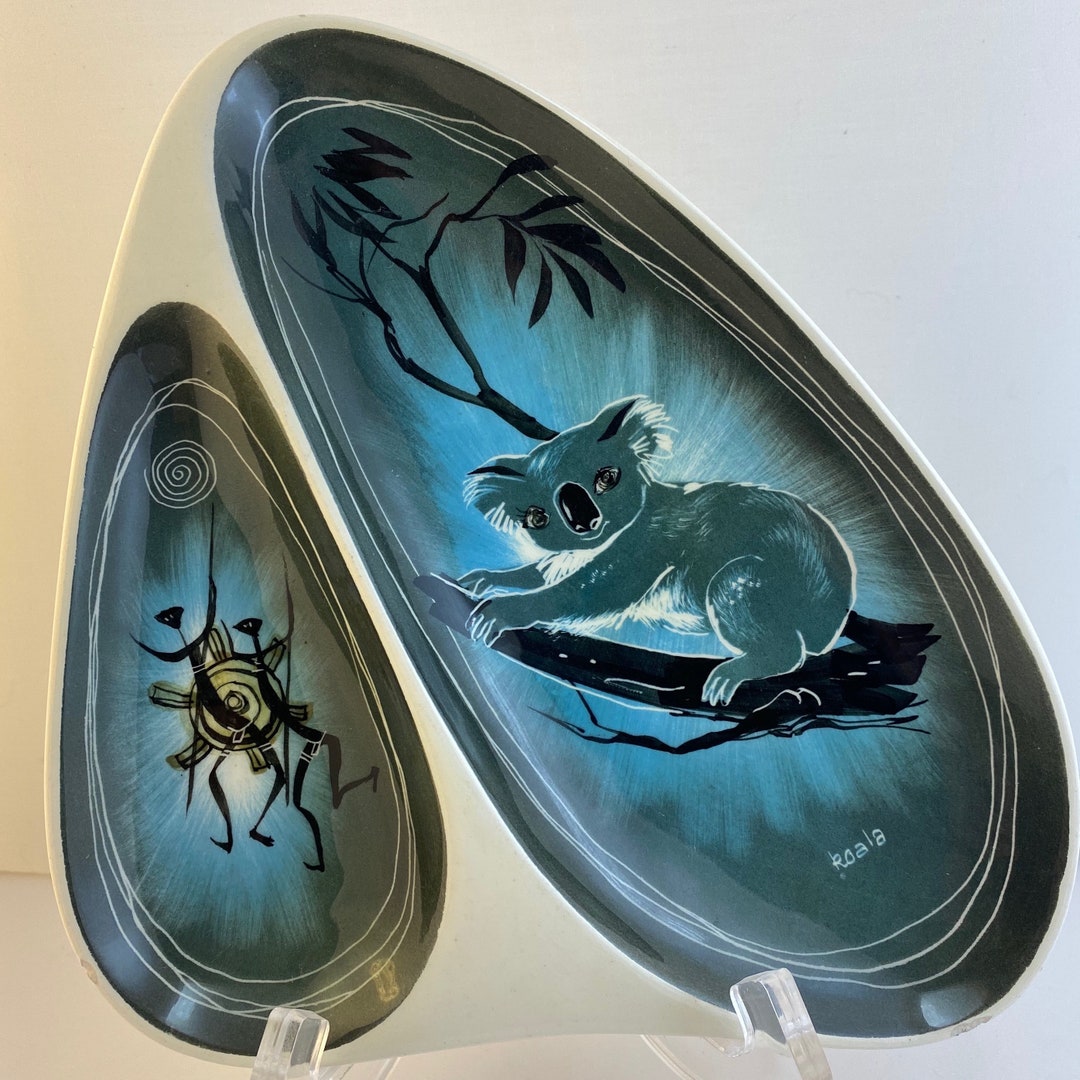 Studio Anna Australia Mid-century Hand-painted Candy Dish / Tray ...