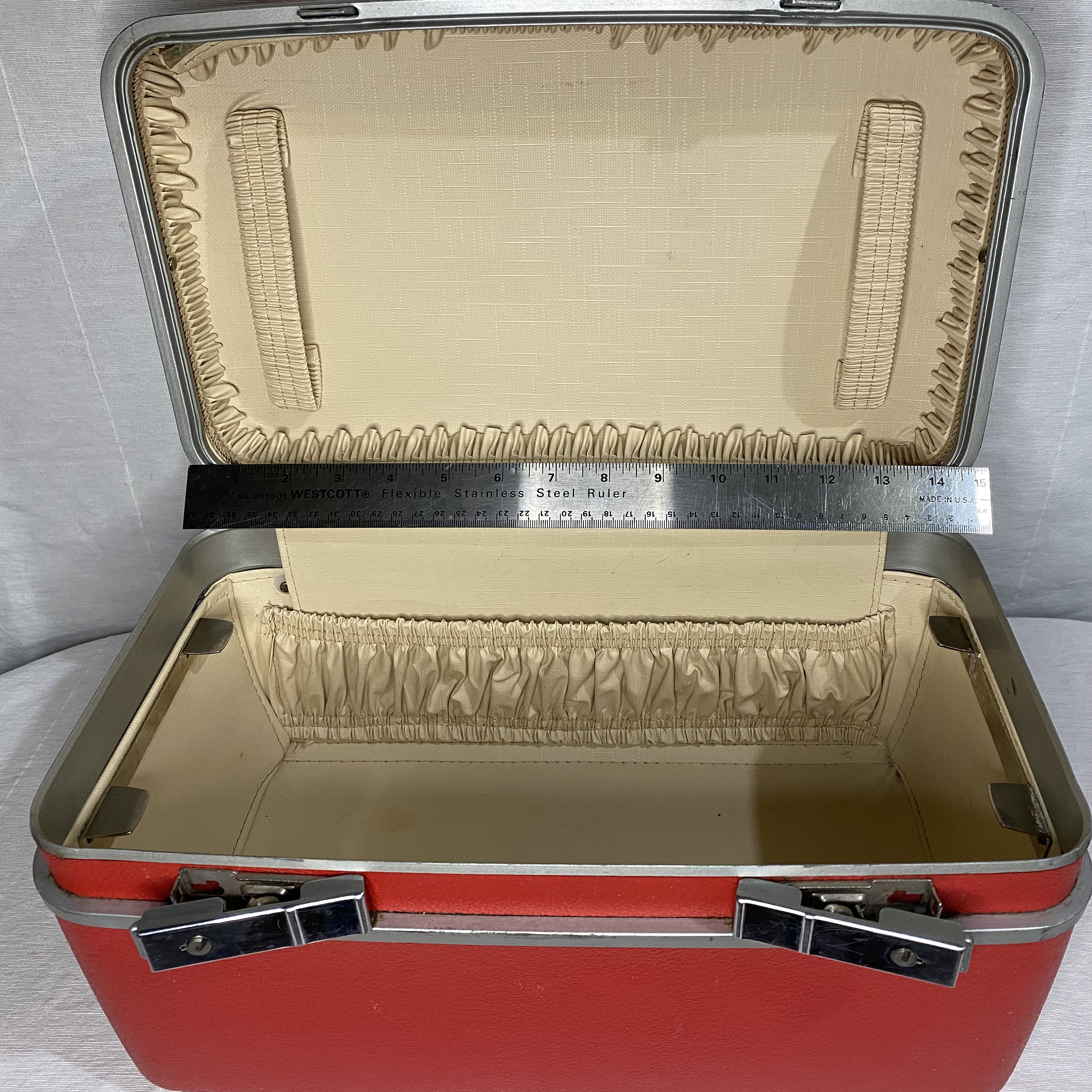 Retro Samsonite Silhouette Train Case Bright Red - Etsy