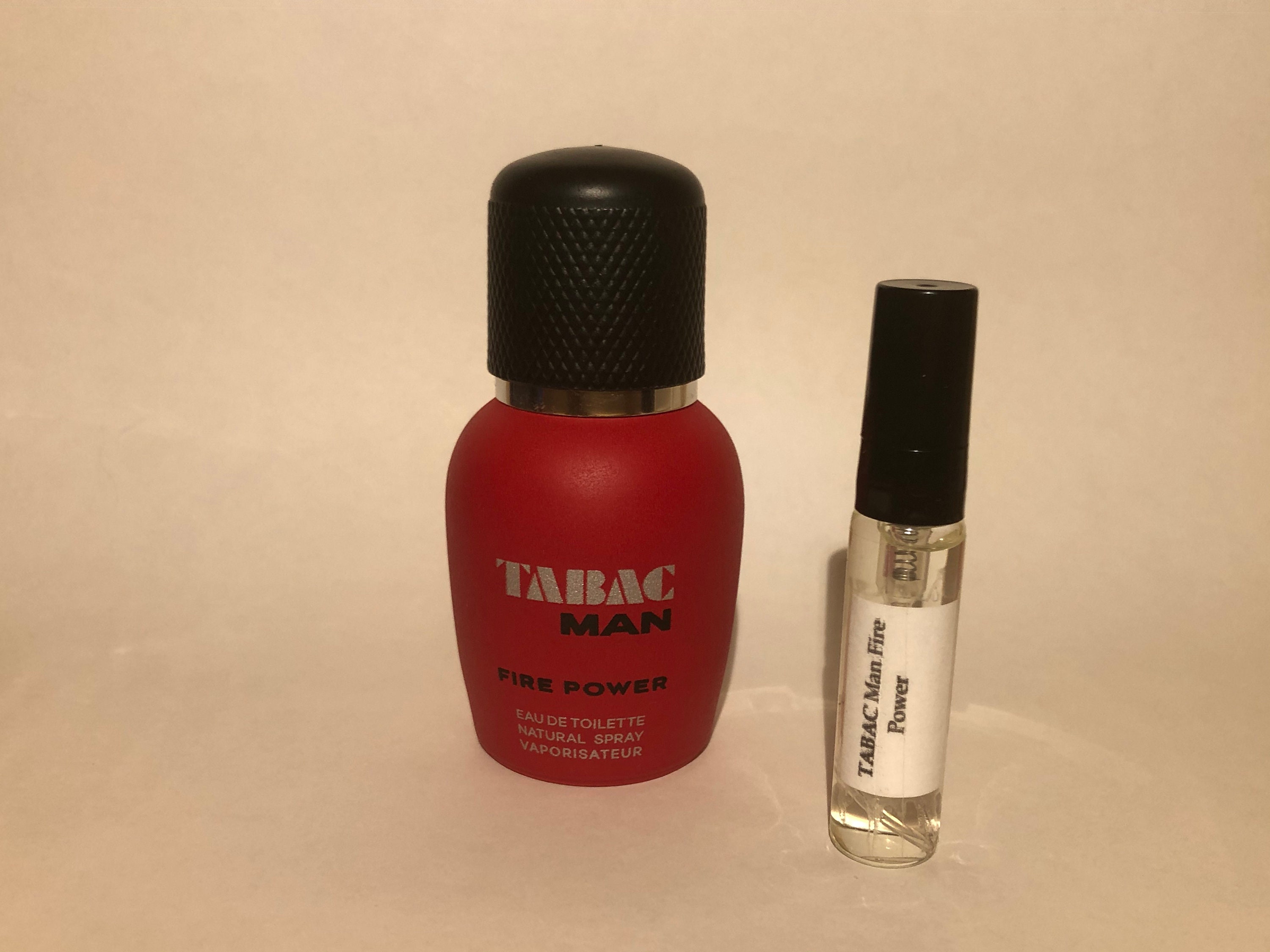 Tabac Man Fire Power Eau de Toilette 5ml Perfume Sample | Etsy