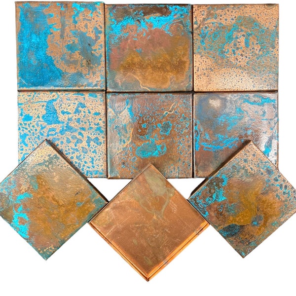 Copper Tiles - Etsy