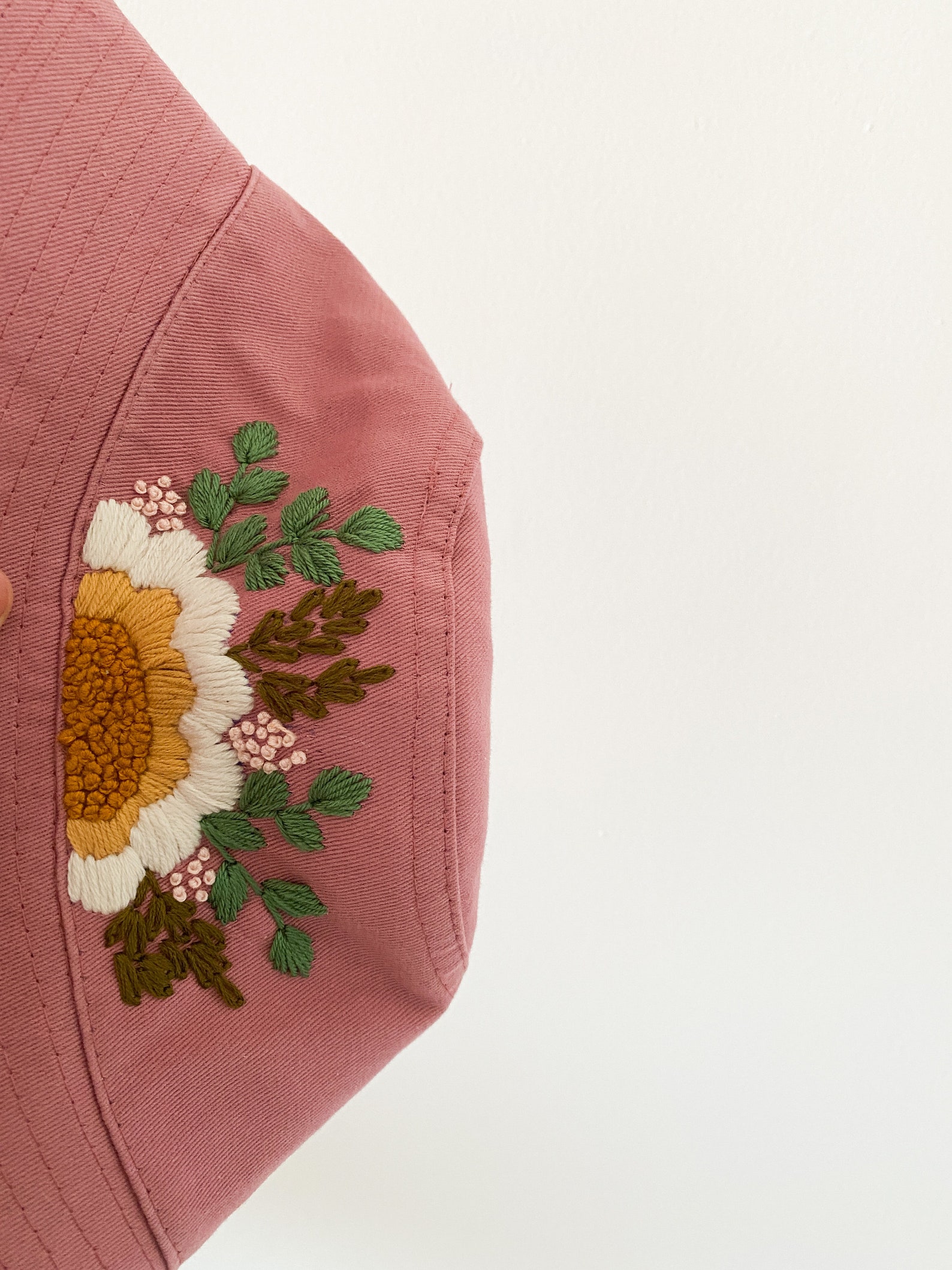 Hand Embroidered Bucket Hat Custom Embroidered Bucket Hat - Etsy