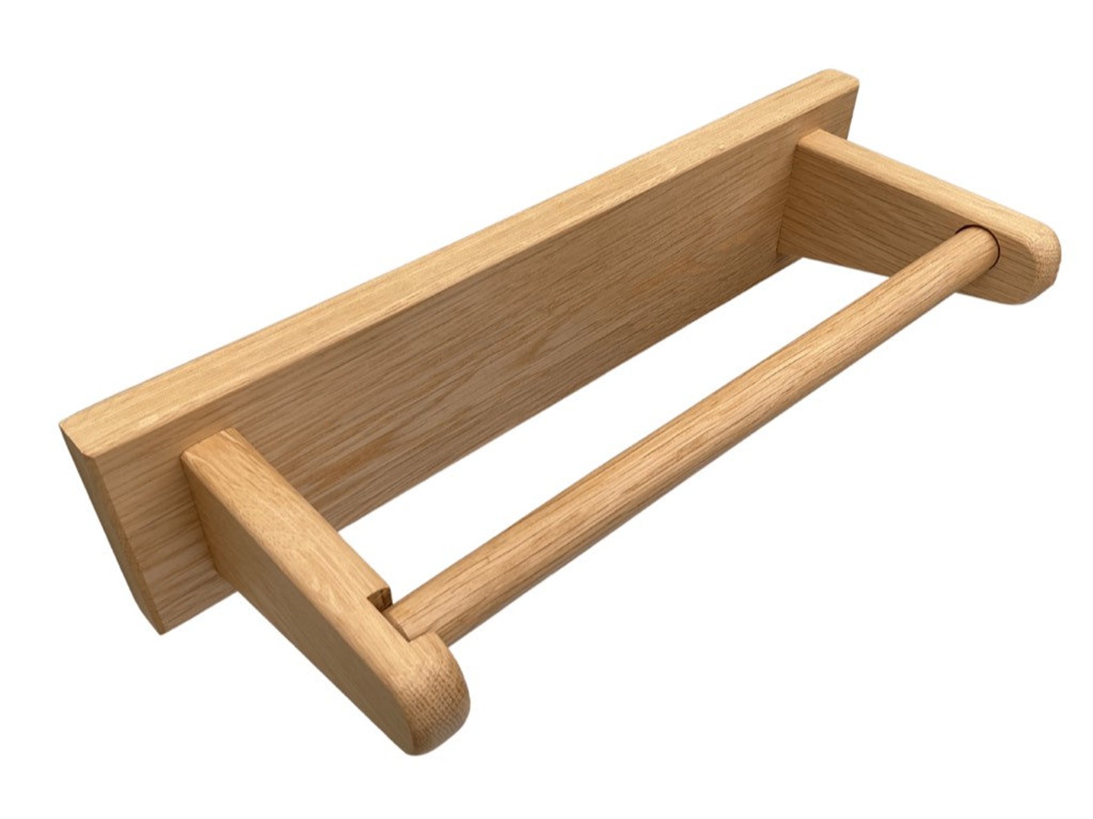Kitchen Roll Holder in Oak for Wall Mounting. - Etsy