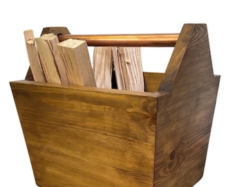 Log Store Box Log Box Storage for Logs Kindling Box Decorative Storage ...