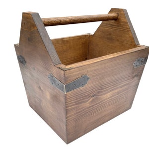 Kindling Storage Box With Oak Handle. - Etsy