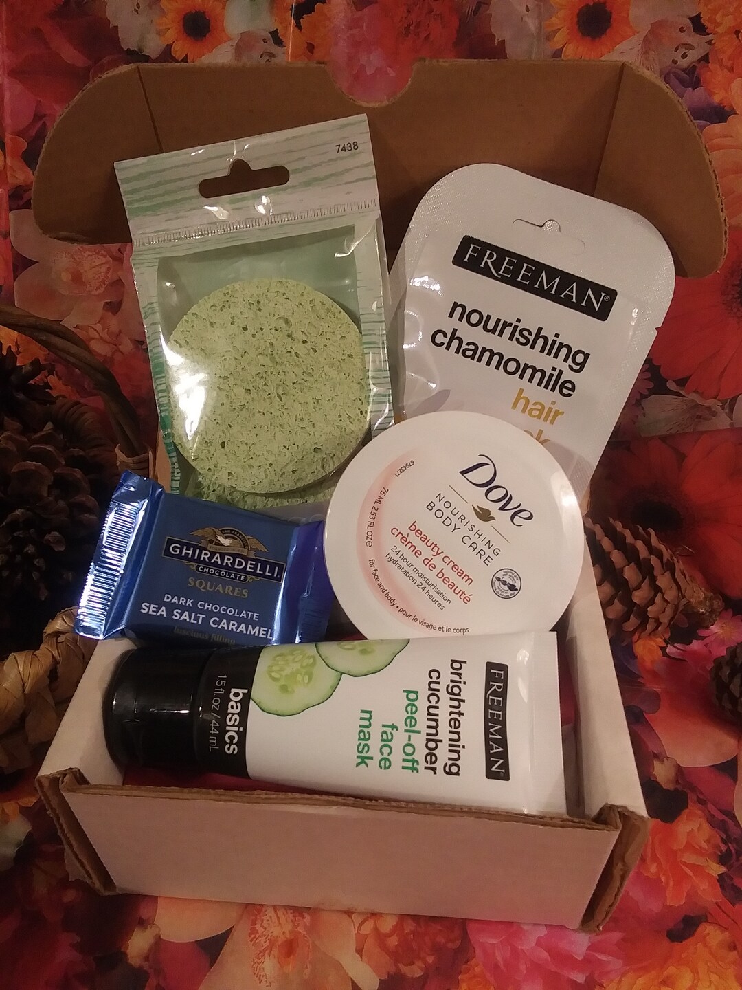 Beauty Spa Gift Box: Freeman Masks, Dove Cream & Chocolates - Etsy