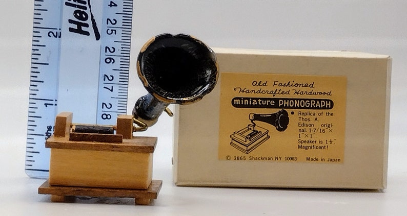 Vintage Shackman Miniature Gramophone - Etsy