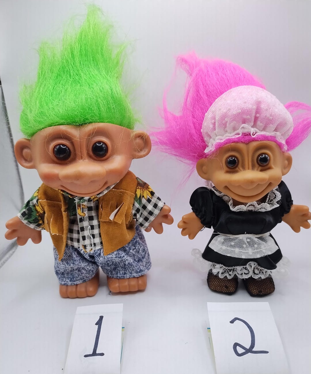 Cowboy or French Maid Troll - Etsy