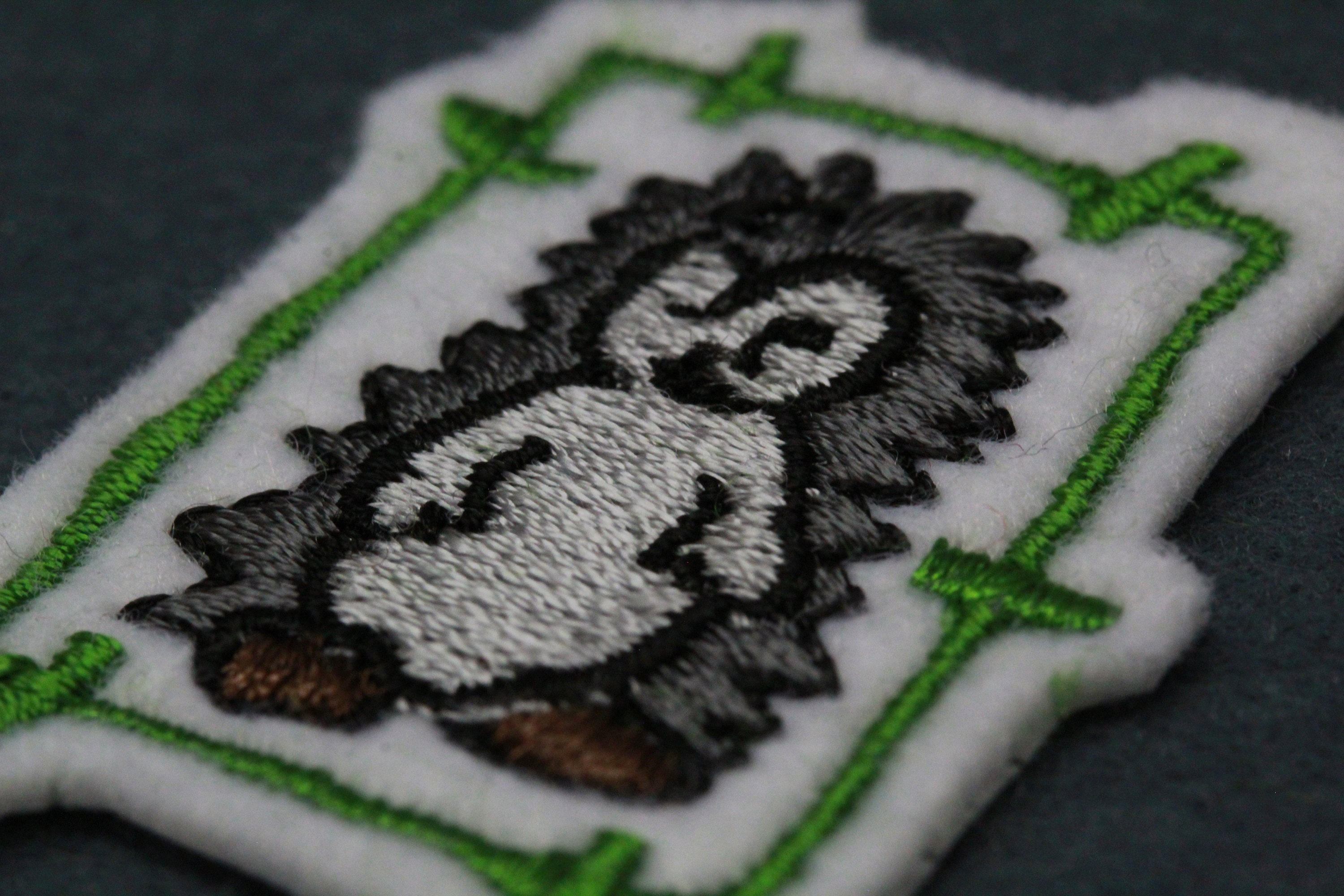 Patch Igel auf Filz zum Aufnähen / gestickt - Etsy.de