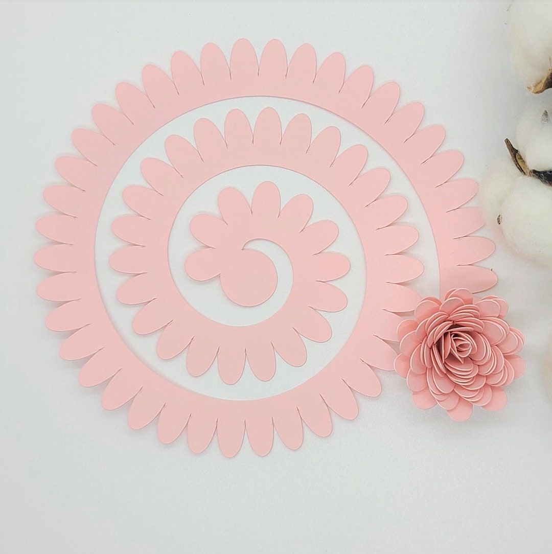 20pcs Pre-cut Paper Flowers, Unrolled Paper Flowers Paper Roses for DIY ...