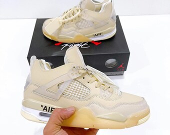 Off White Jordan 4 - Etsy