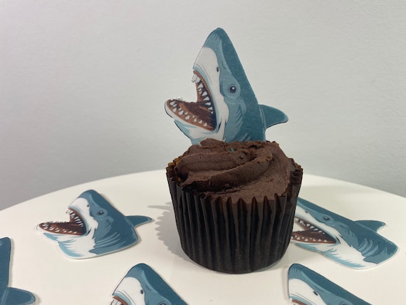 Edible Pre-cut Wafer Shark Heads 12/18/24 Cake / Cupcake - Etsy