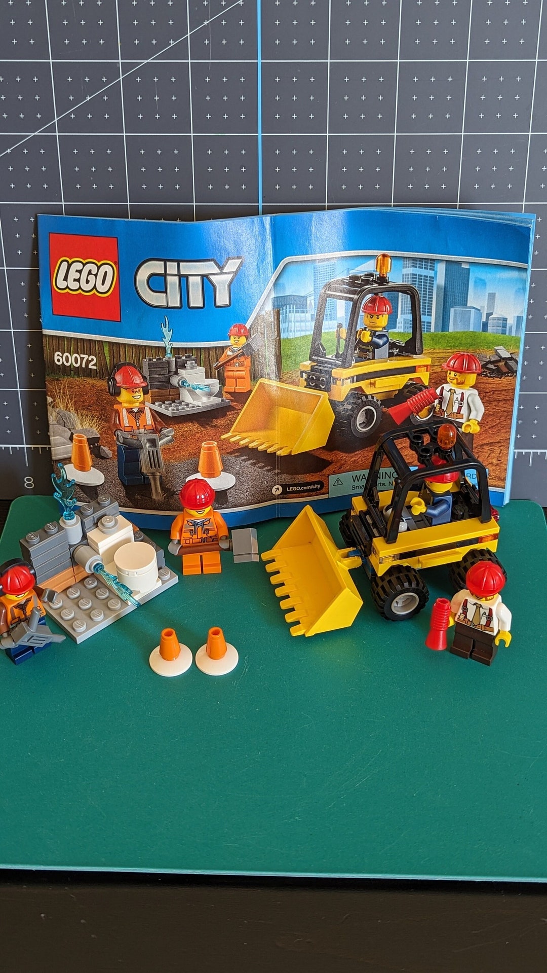 LEGO City 60072, Demolition Starter Set, 100% COMPLETED - Etsy