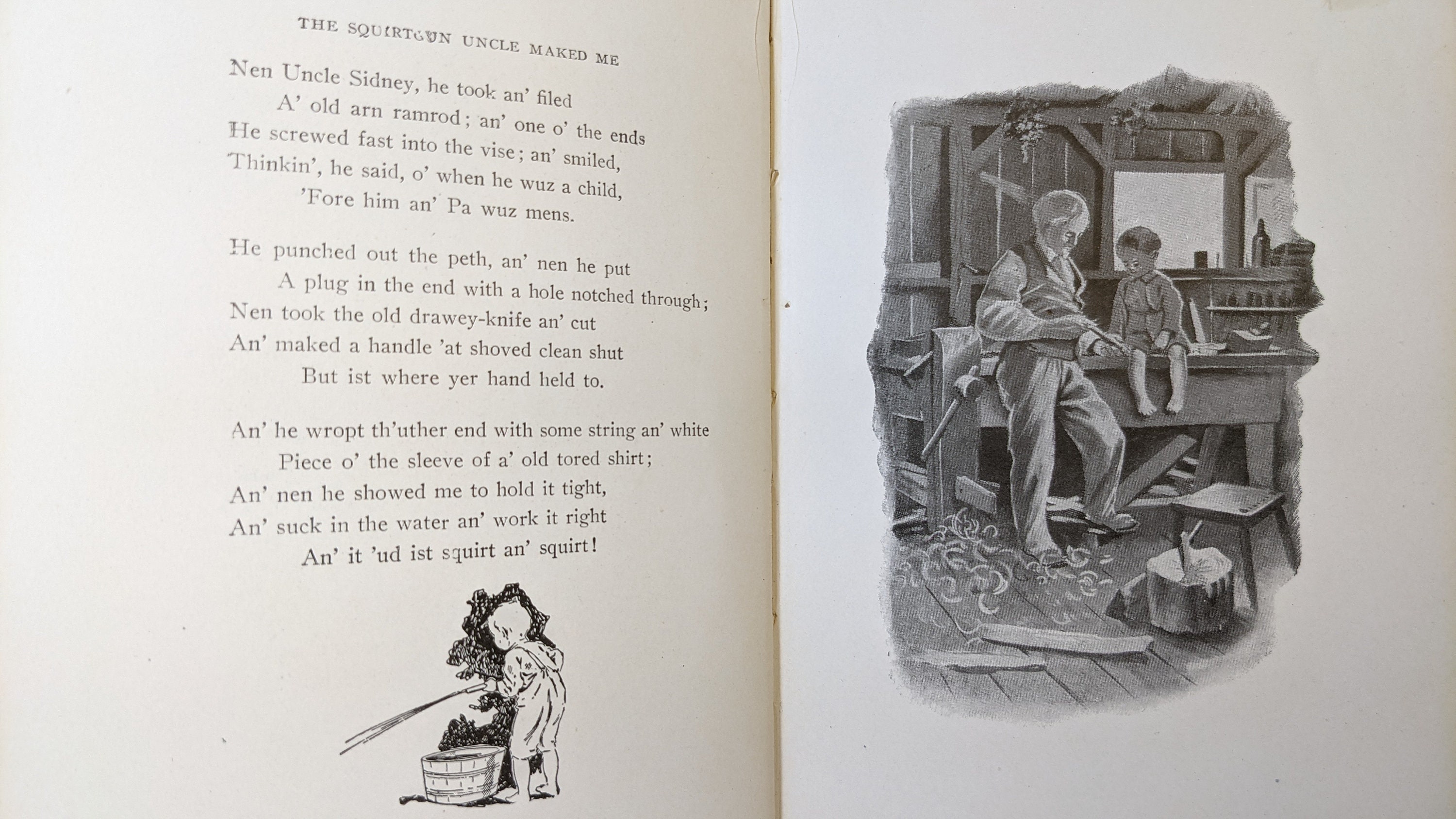 Antique Book, Riley Child-rhymes by James Whitcomb Riley 1905 - Etsy