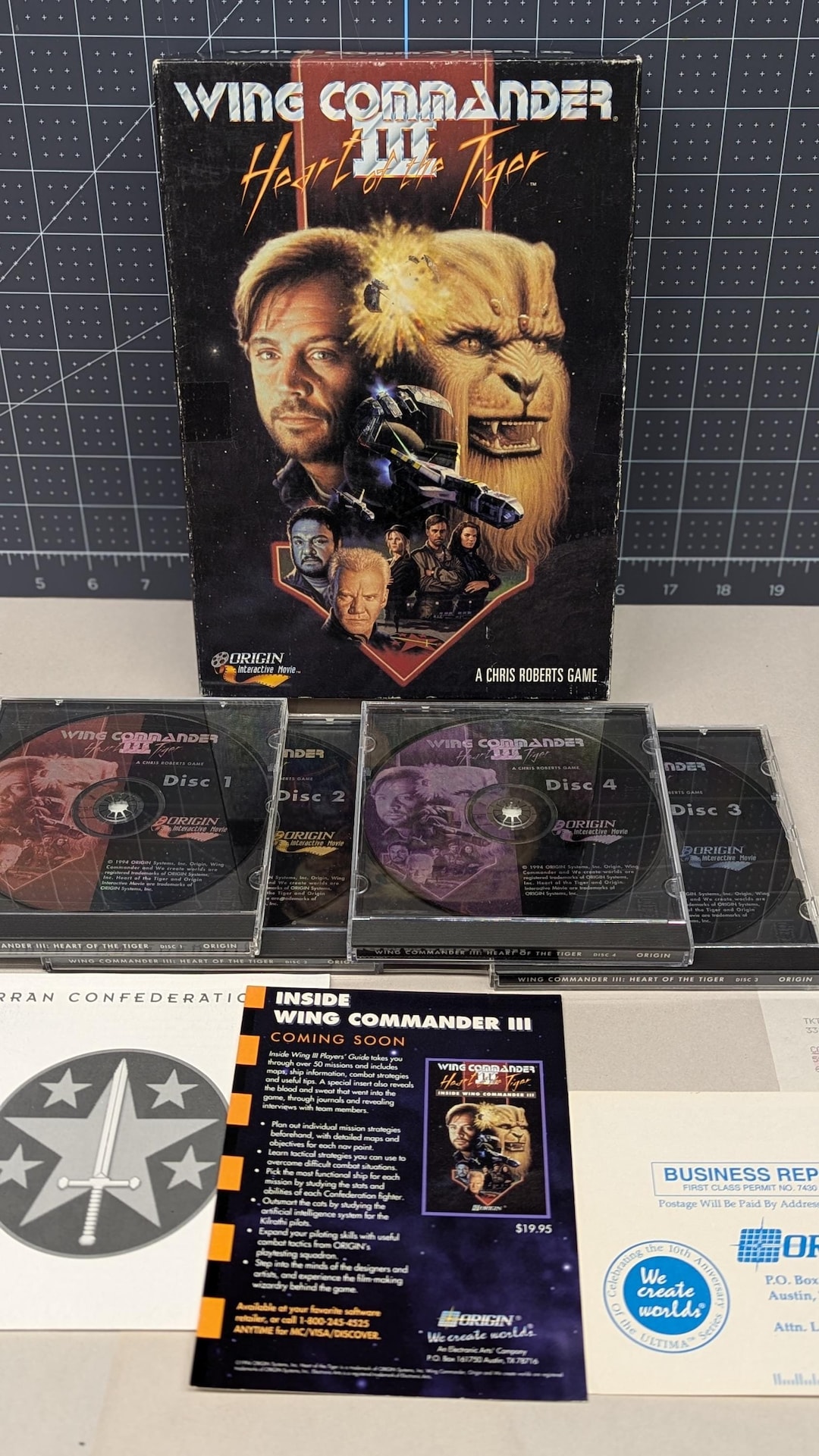 Vintage Game Wing Commander III: Heart of the Tiger (1994) - Etsy