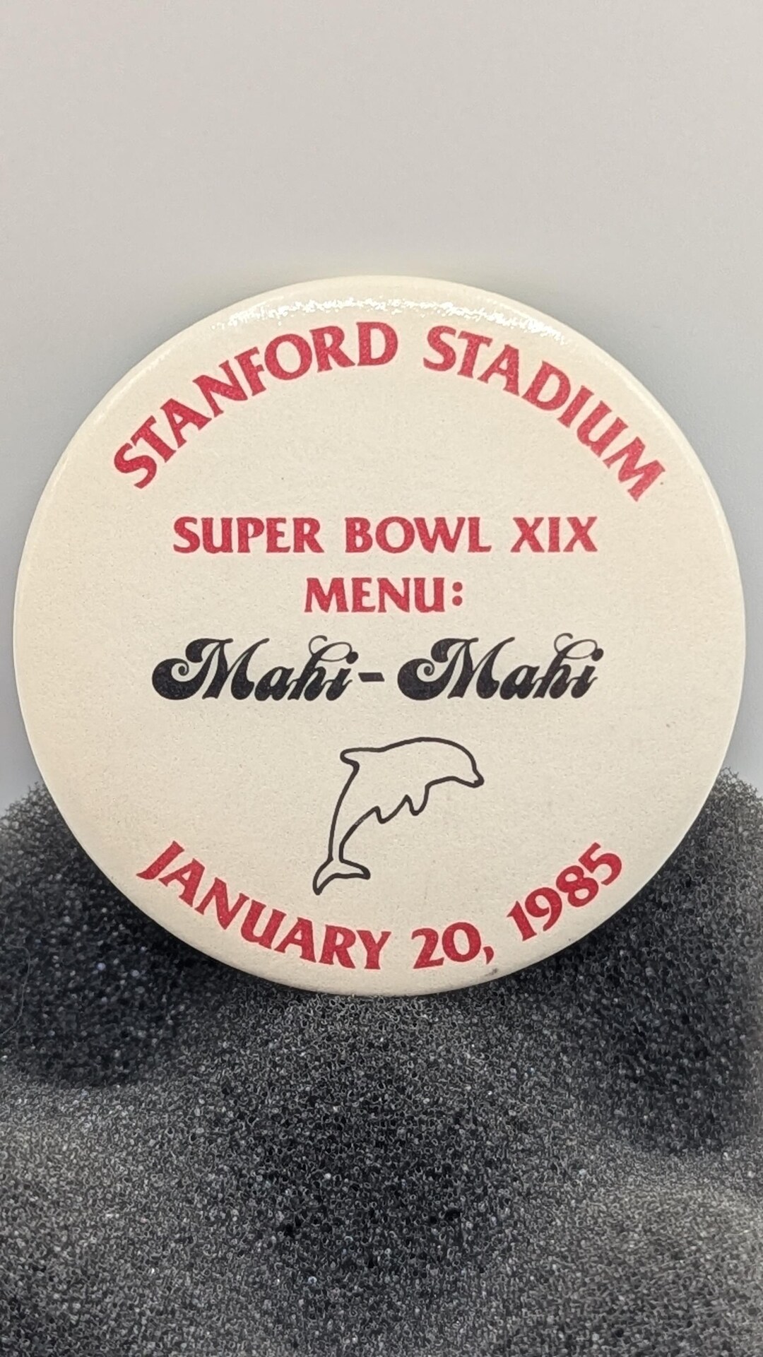Vintage Super Bowl XIX Stanford Stadium Menu Pin (1985) - Etsy