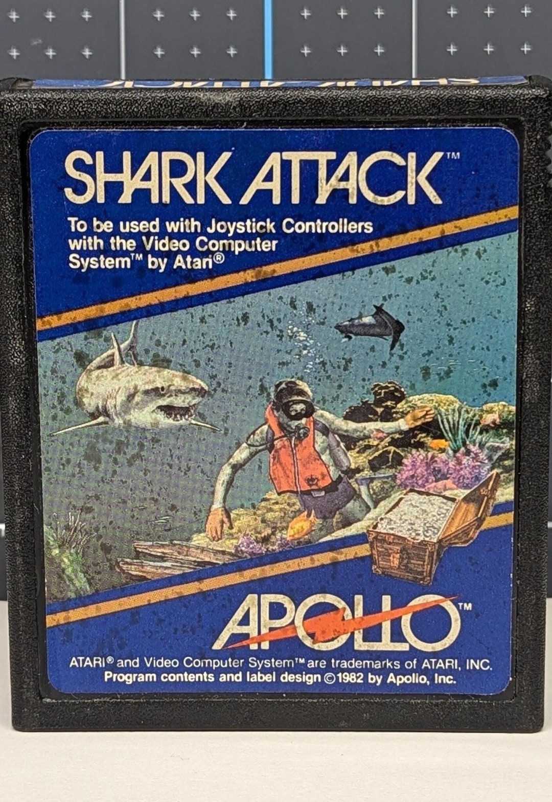 Atari 2600 Shark Attack Video Game Cartridge, Tested 1982 - Etsy