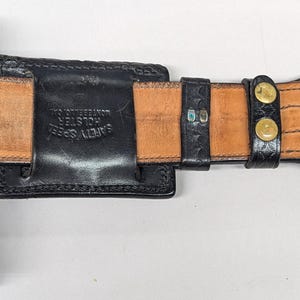 Vintage Bianchi Police/security Leather Duty Belt With Accessories ...