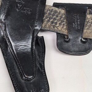 Vintage Bianchi Police/security Leather Duty Belt With Accessories ...