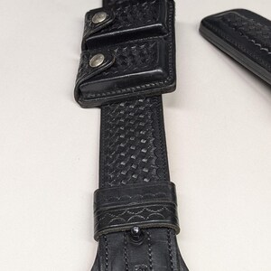 Vintage Bianchi Police/security Leather Duty Belt With Accessories ...