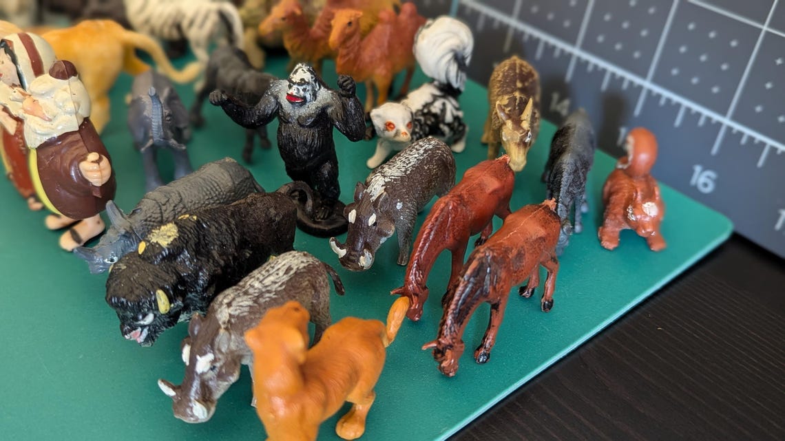 Vintage Figures Noah's Ark by Rae 1972 - Etsy