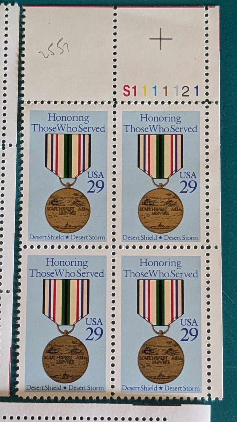 Vintage Collectible Misc Stamps, Set of 5 (1991-93) - Etsy