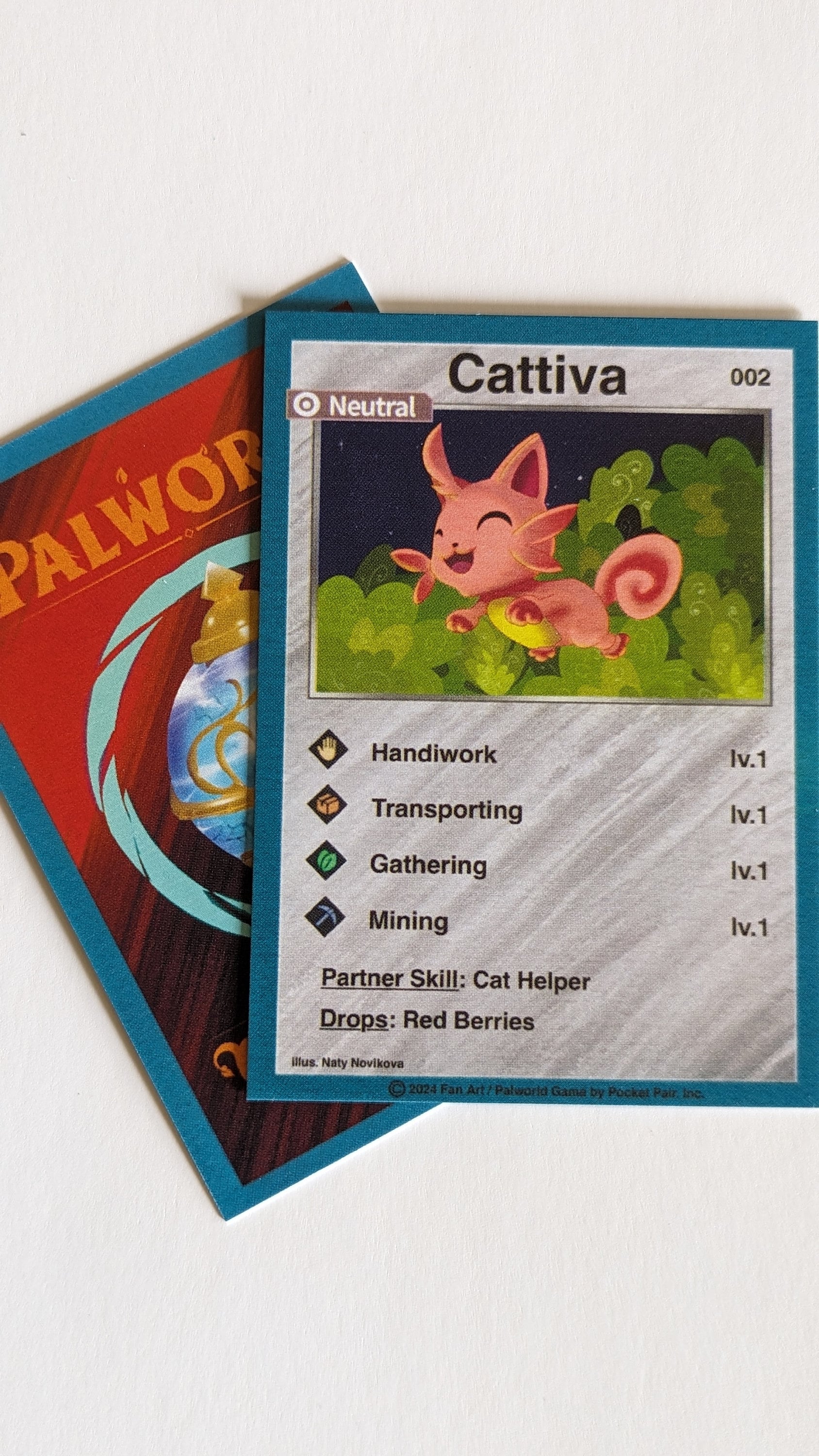 Palworld Trading Cards, Fan Art 6-pack - Etsy