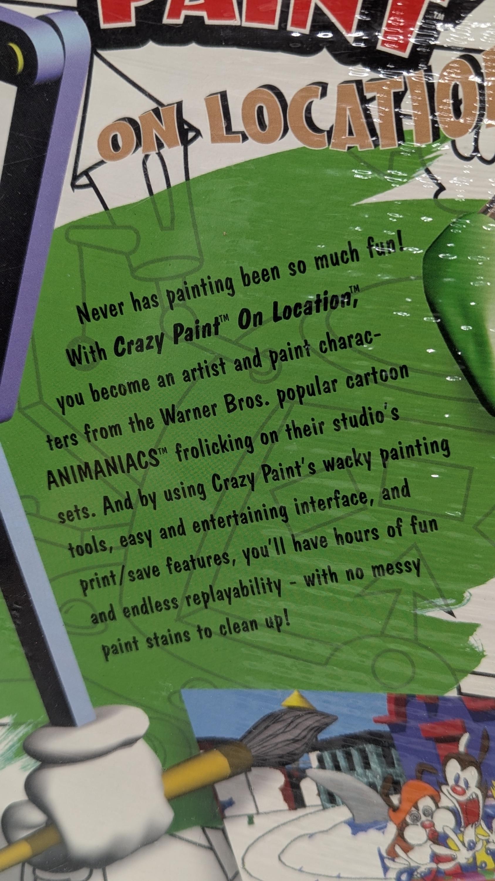 Animaniacs Crazy Paint Digital Coloring Book (1998) - Etsy