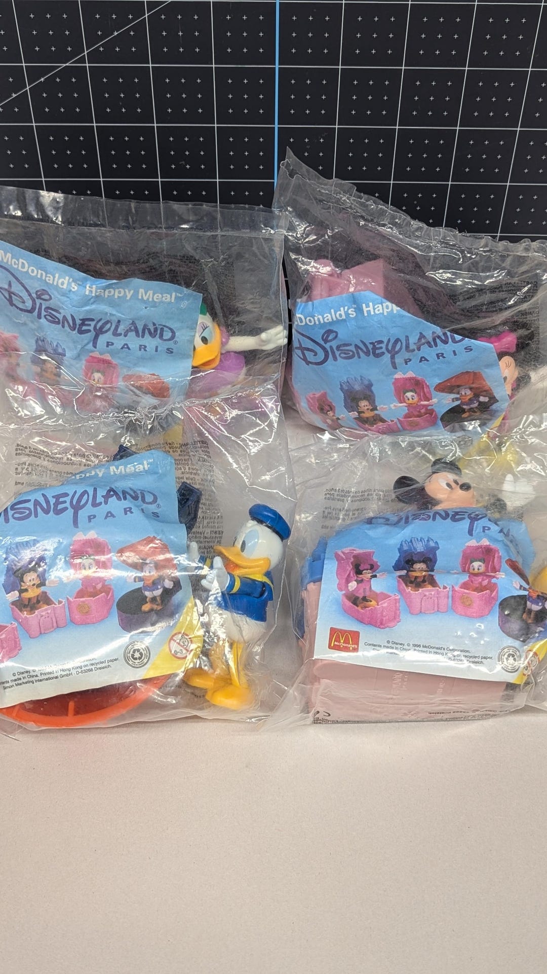 Disneyland Paris Toy Set, Complete Set of 4 (1996) - Etsy