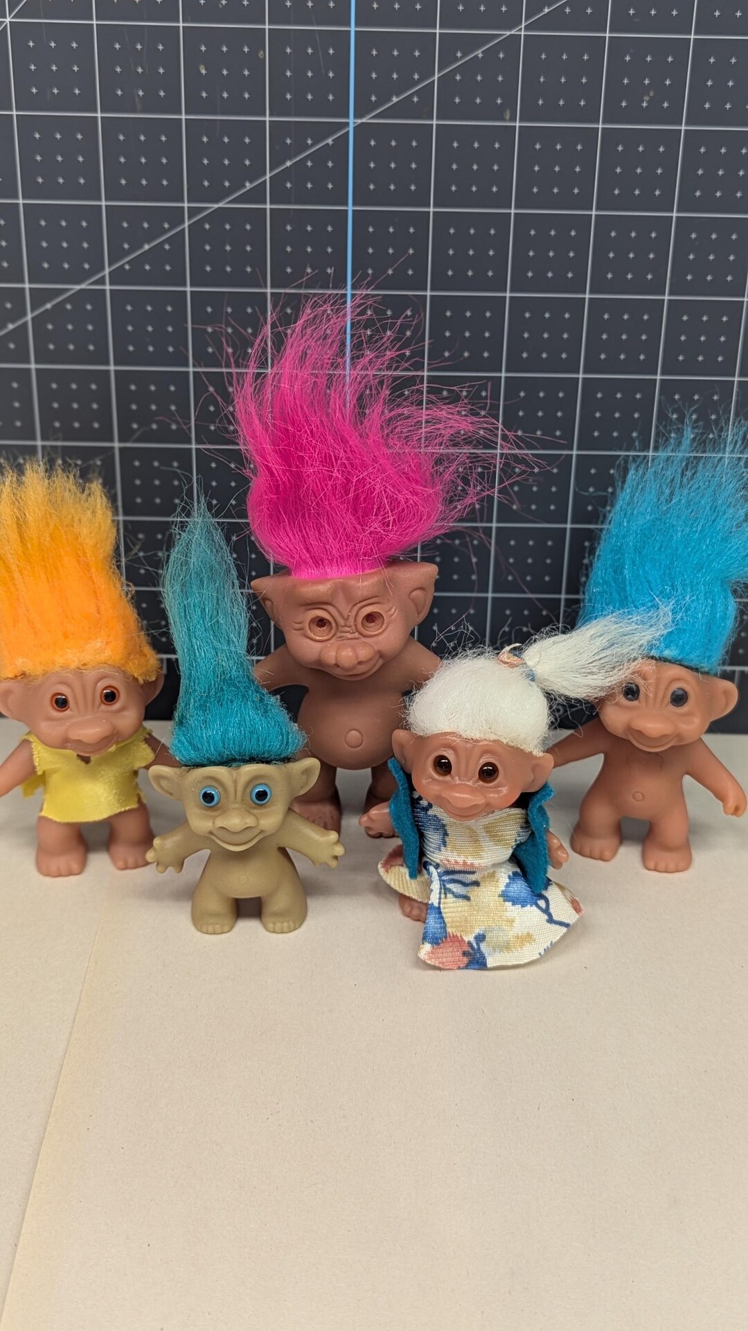 Vintage Trolls, Set of 5 (1980-90s) - Etsy
