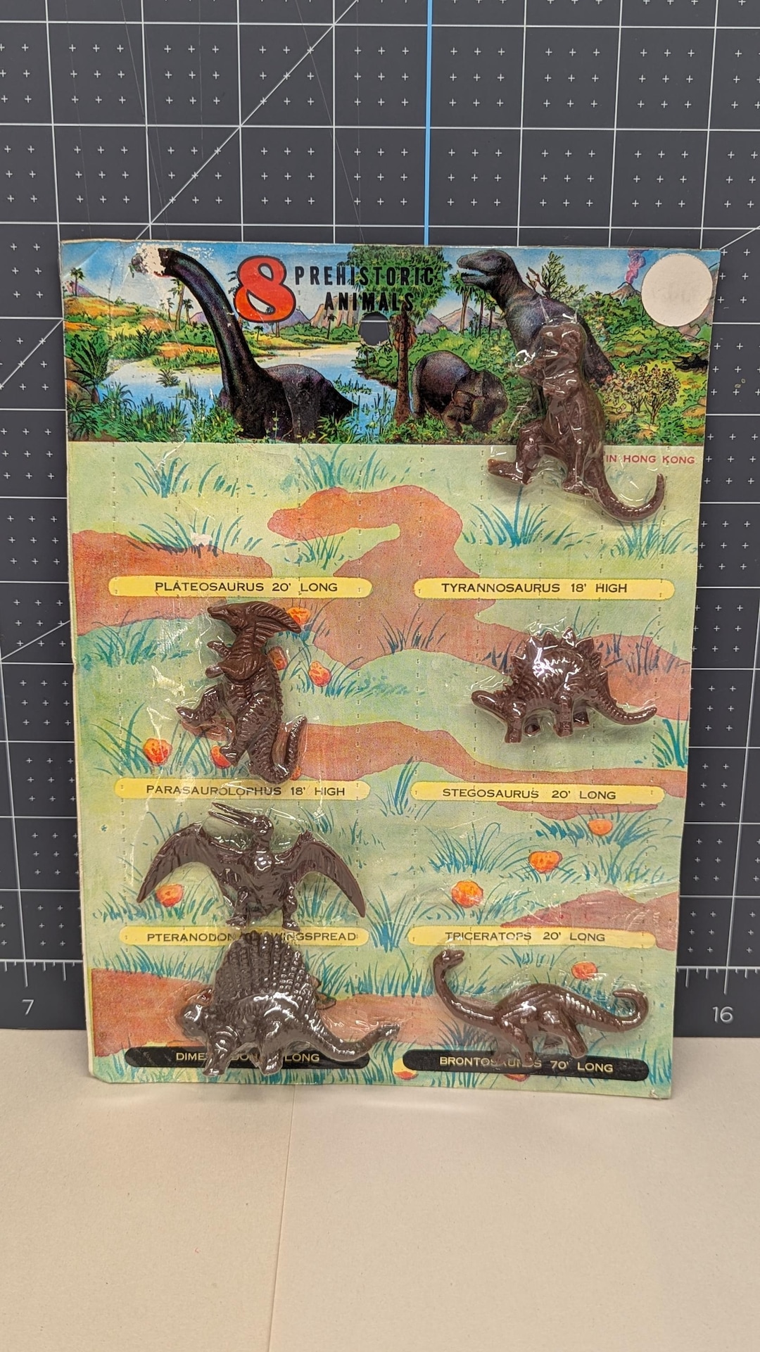 Rare Prehistoric Animals Dinosaur Toy Set (1960s) - Etsy
