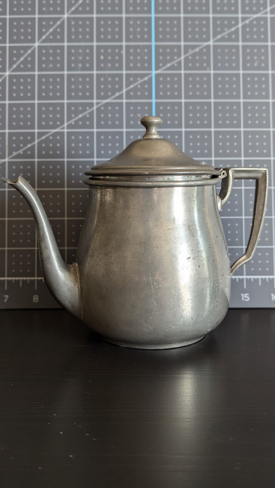 Antique Concord Pewter Teapot by Keystone Silver Co (1920s) - Etsy