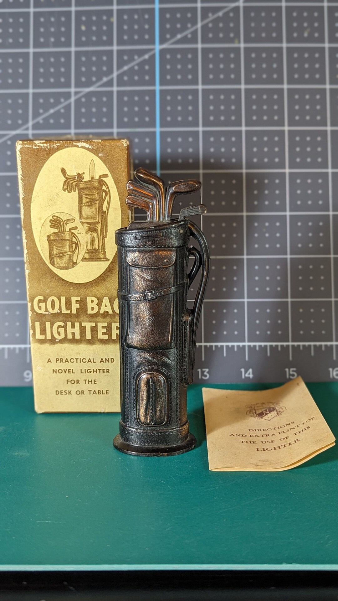 Vintage Negbaur Golf Bag Lighter 1940s - Etsy