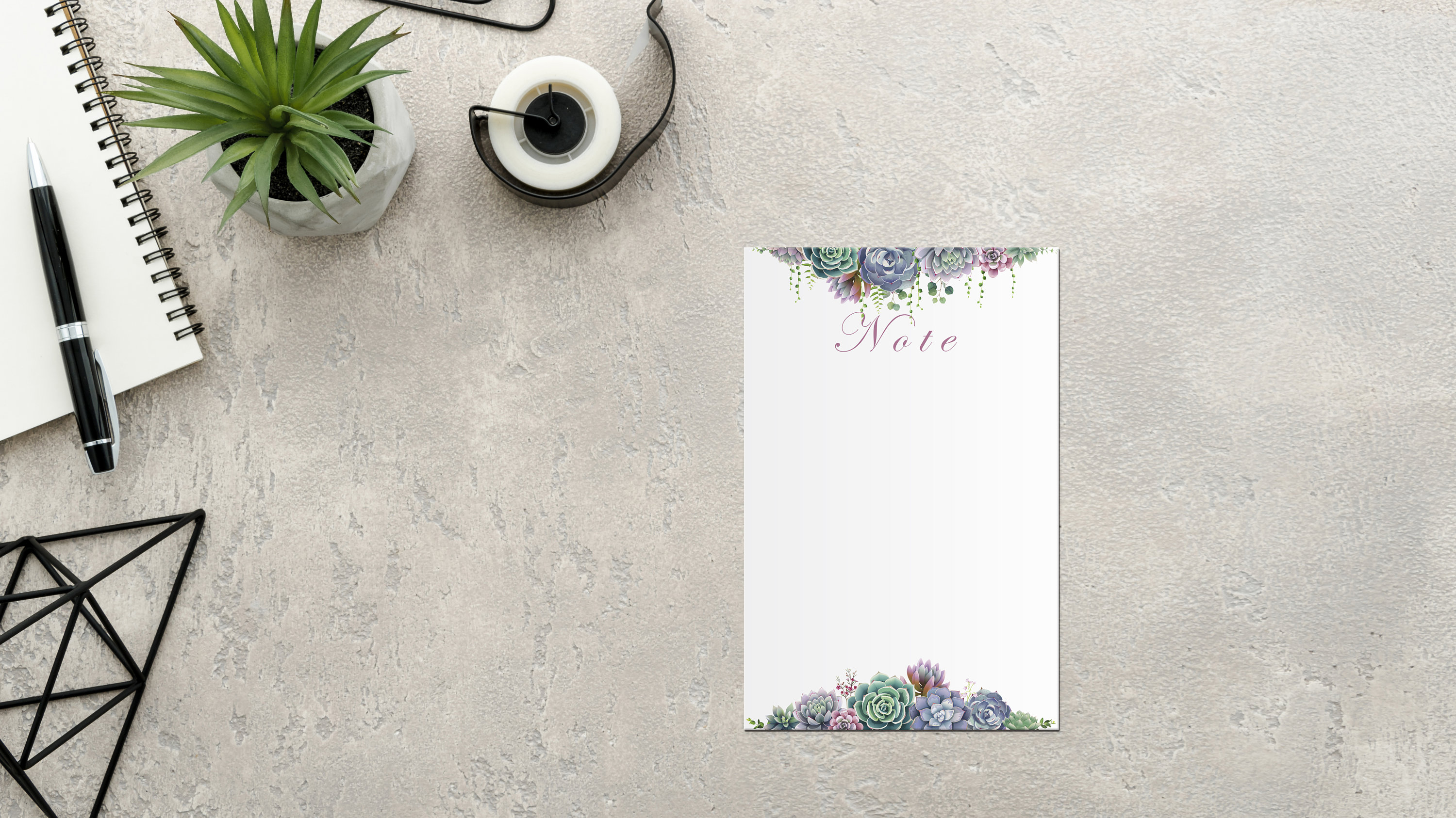 Personalized Script Notepad Attractive and Upscale Notepad - Etsy