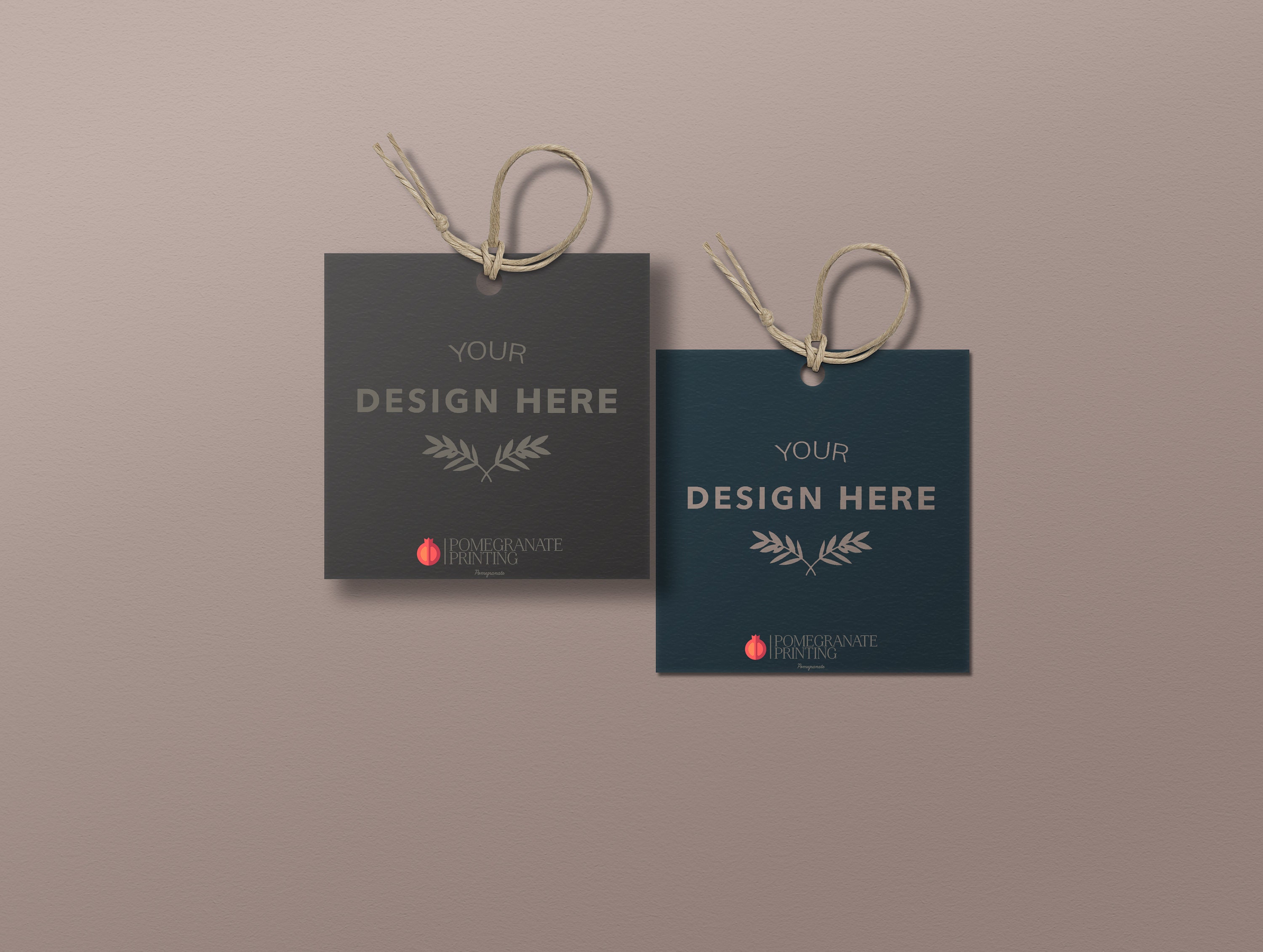 Custom Hang Tags Full Color 2 Side Printing , Clothing Hang Tag , Brand ...