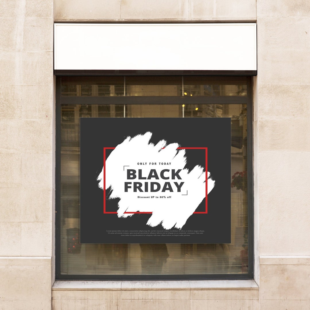 Custom Window Clings Printing in Custom Size Windows Storefront - Etsy