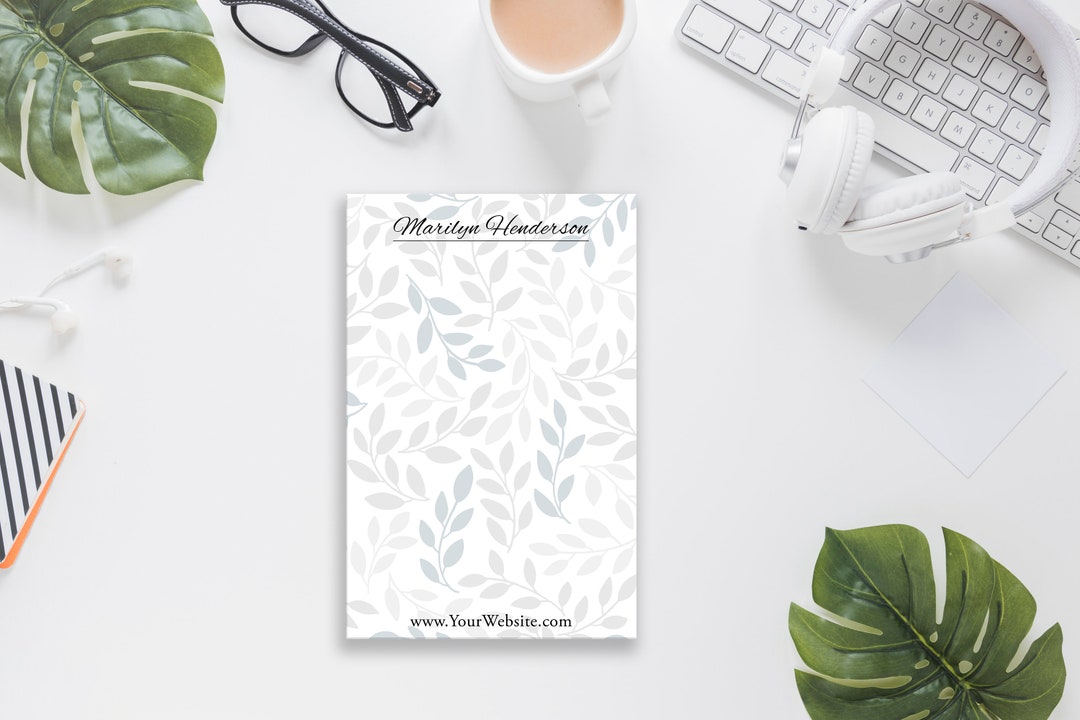 Personalized Script Notepad, Attractive and Upscale Notepad ...