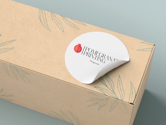 Custom Circle LOGO stickers labels with your business logo | Etsy