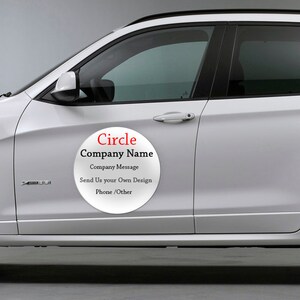 Custom Car Magnets , Personalize Your Message-full Color Print - Great ...