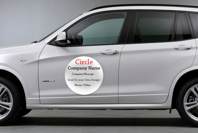 Custom Car Magnets Personalize Your Message-full Color Print - Etsy