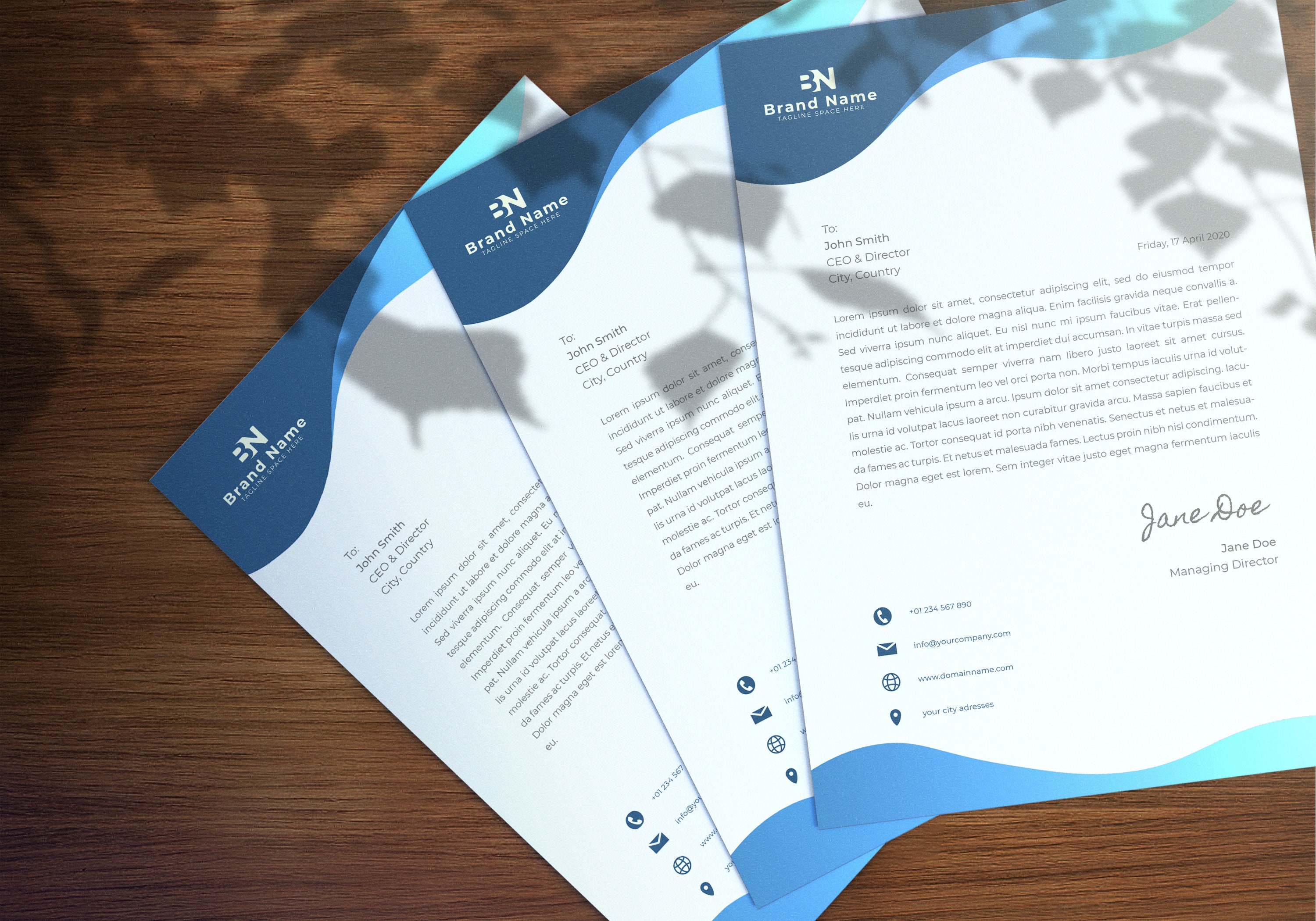 Full Color Letterheads Printing 8.5 X 11 Inches 70 - Etsy