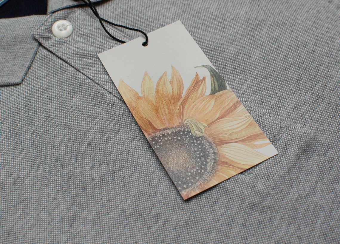 Custom Hang Tags Full Color 2 Side Printing , Clothing Hang Tag , Brand ...