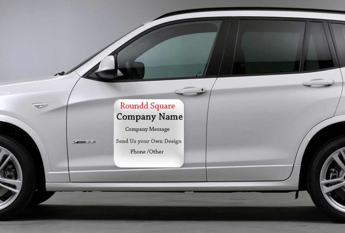 Custom Car Magnets Personalize Your Message-Full Color Print | Etsy