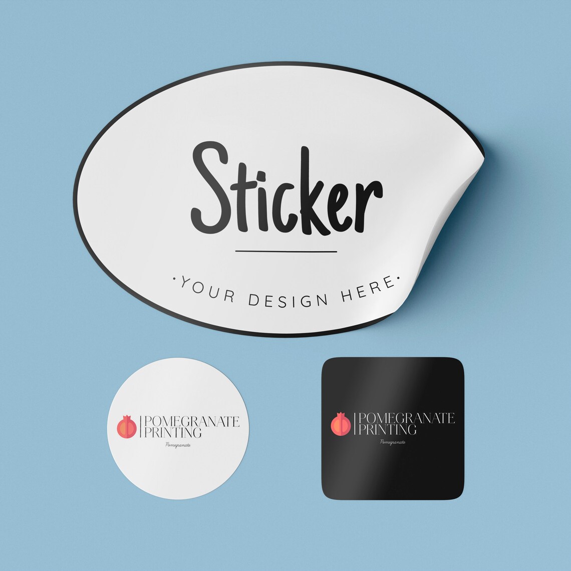 Custom Circle LOGO Stickers, Labels With Your Business Logo, Shop ...
