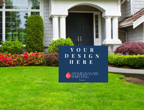 Custom Yard Sign 2 Sided Full Color Personalized Design - Etsy