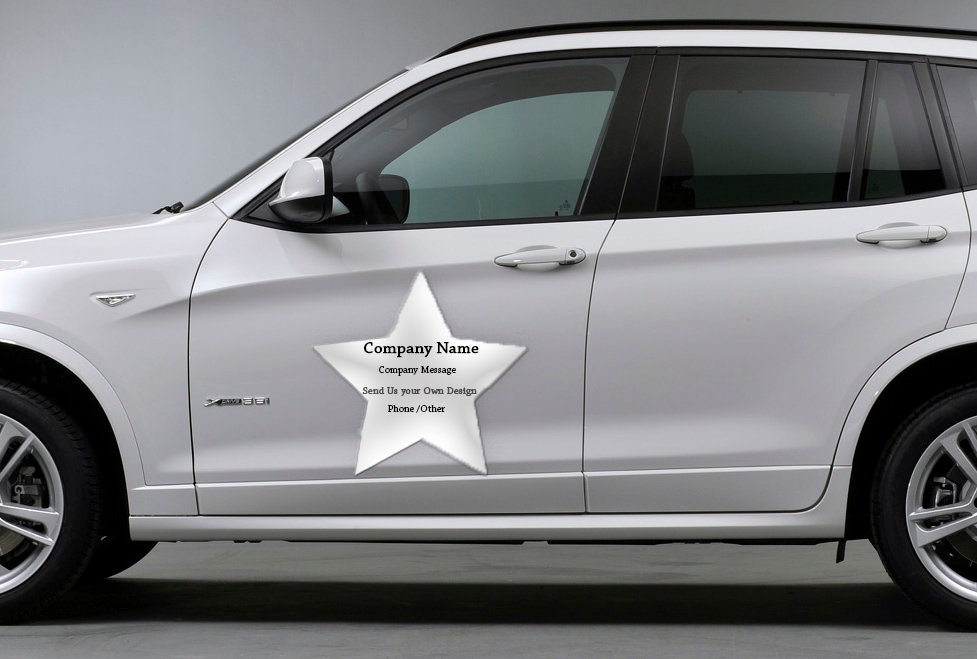 Custom Car Magnets Personalize Your Message-full Color Print - Etsy