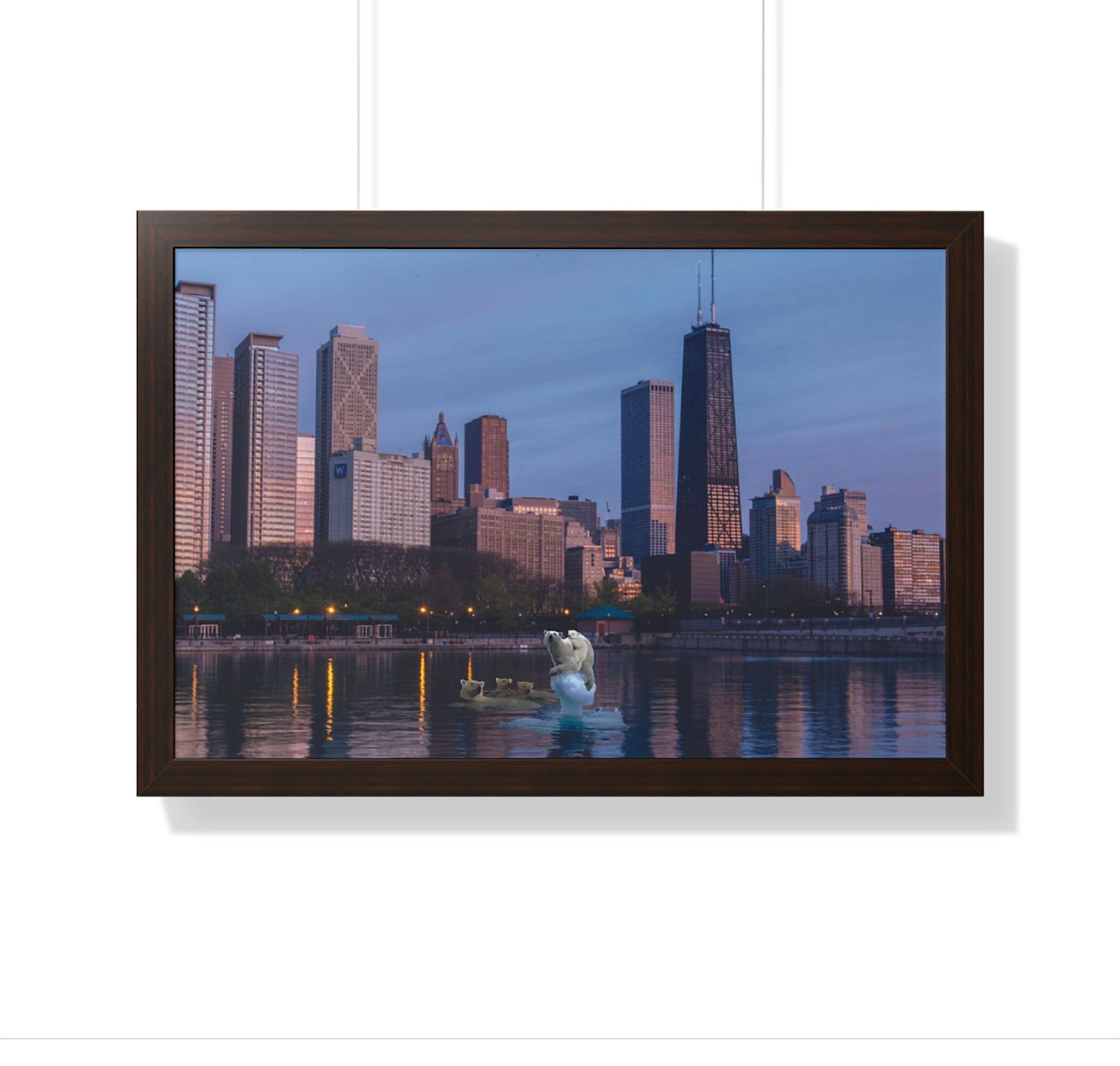 Chicago's Other Bears, Surreal Cityscape, Surreal Chicago, Chicago ...