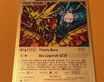 Zapdos Gold Card - Etsy
