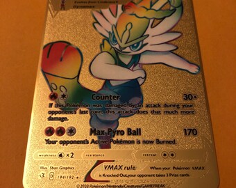 Cinderace Card | Etsy