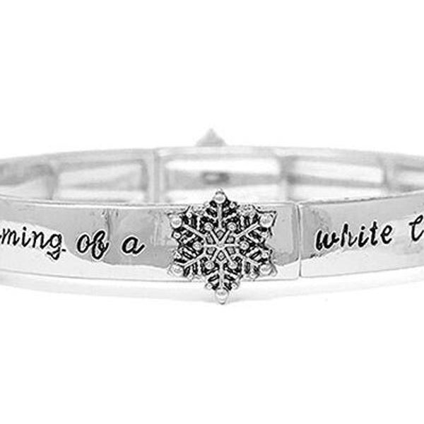 Snowflake Bracelet - Etsy